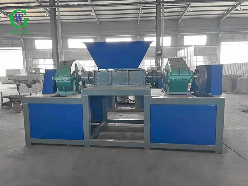 Double Shaft Shredder, Waste Plastic Shredding Machine
